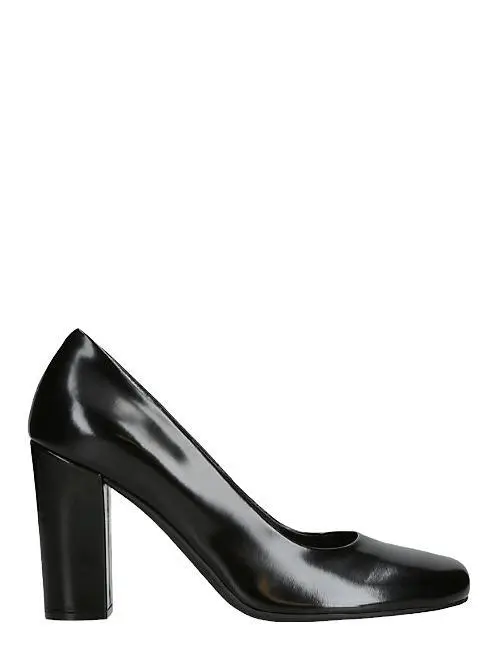 THE ROW Penelope 90 Leather Pumps - Black
