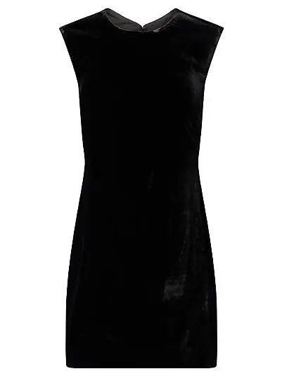 Veronica Beard Svetlana Sleeveless Mini Dress - Black