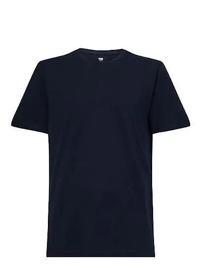 Paige Sorden Crew-neck Cotton T-shirt - Deep Anchor