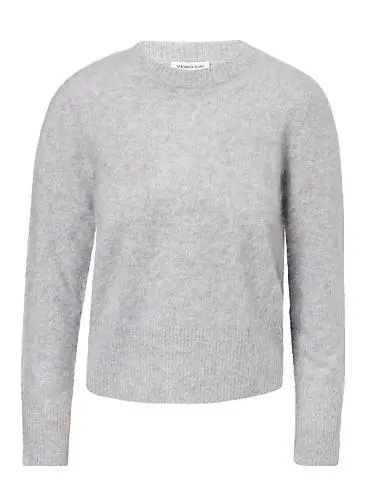 Veronica Beard Pippen Brushed Cashmere Jumper - Heather Grey