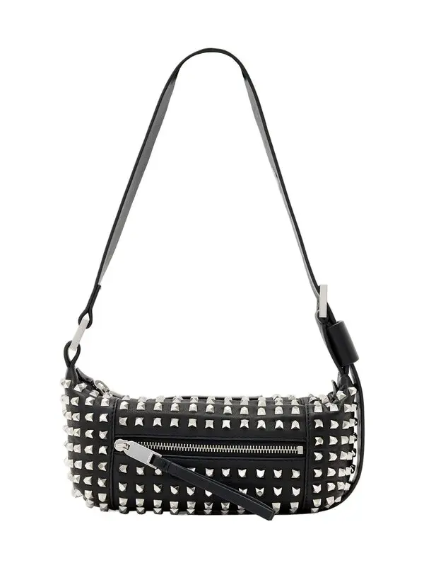 ALLSAINTS Vega Embellished Mini Shoulder Bag - Black