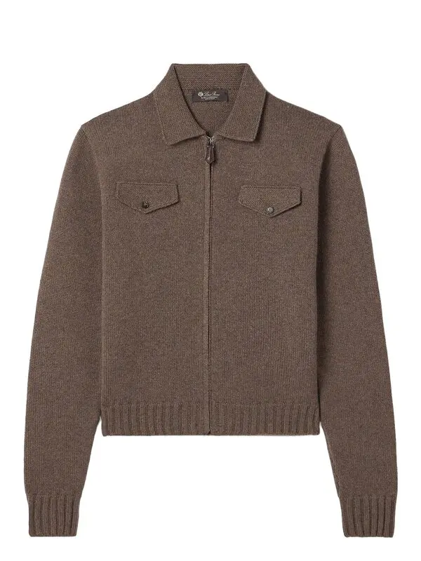 Loro Piana Parksville Cashmere Jacket - Brown