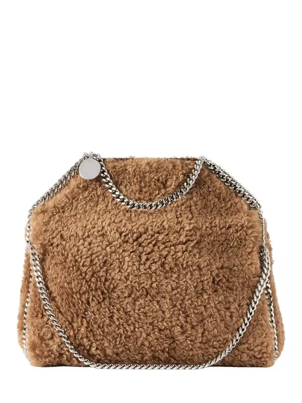 Stella McCartney Falabella Fleece Shoulder Bag - Brown