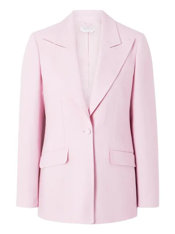 Gabriela Hearst Leiva Wool Blazer - Pink