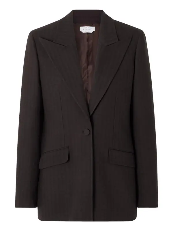 Gabriela Hearst Leiva Wool Blazer - Brown