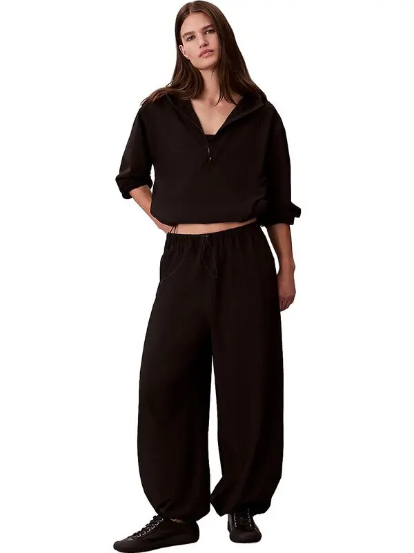 Calvin Klein Woven Parachute Pants - Black