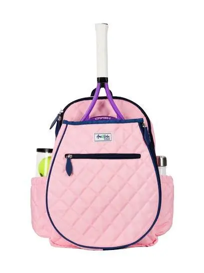 AME & LULU Tennis Backpack - Quilted Blush