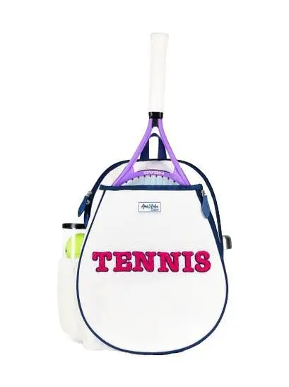 AME & LULU Tennis Backpack - Tennis Varsity Patches