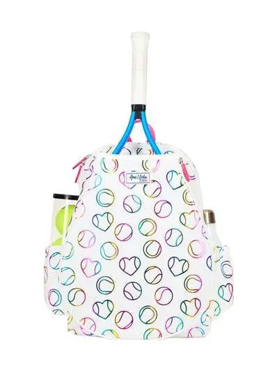 AME & LULU Little Love Tennis Backpack - Metallic Rainbow
