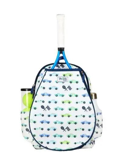 AME & LULU Little Love Tennis Backpack - Racecars
