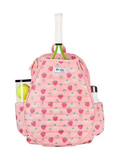 AME & LULU Little Love Tennis Backpack - Strawberry Puffer