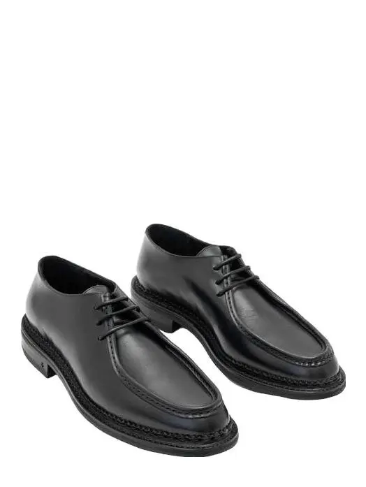 John Varvatos Rainer Algonquon Leather Derby - Black