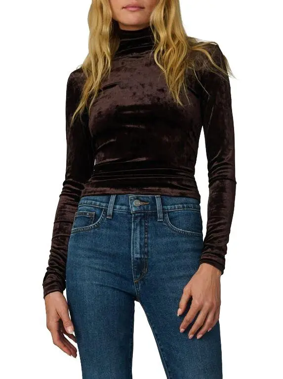 Joe's Jeans The Velvet Tony Turtleneck Top - Cacao