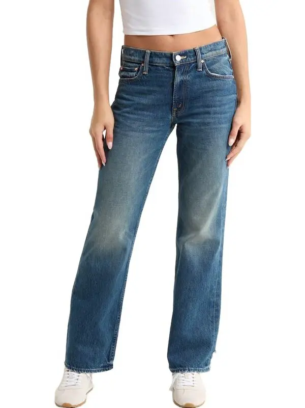 MOTHER Lil' Reifler Relaxed Straight-leg Jeans - After Midnight