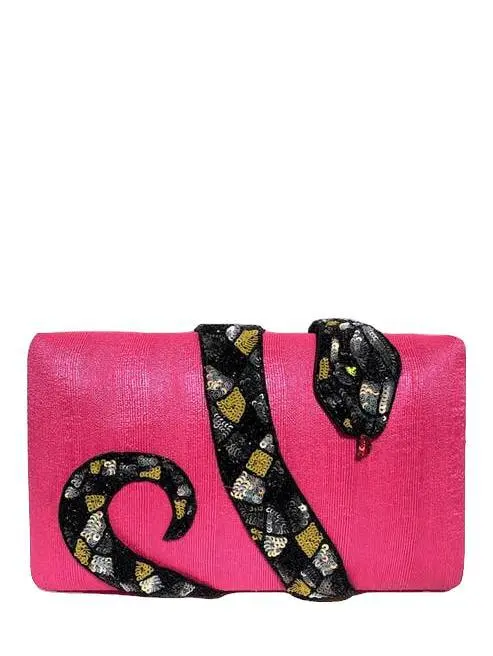 SIMITRI Kaa Clutch - Pink