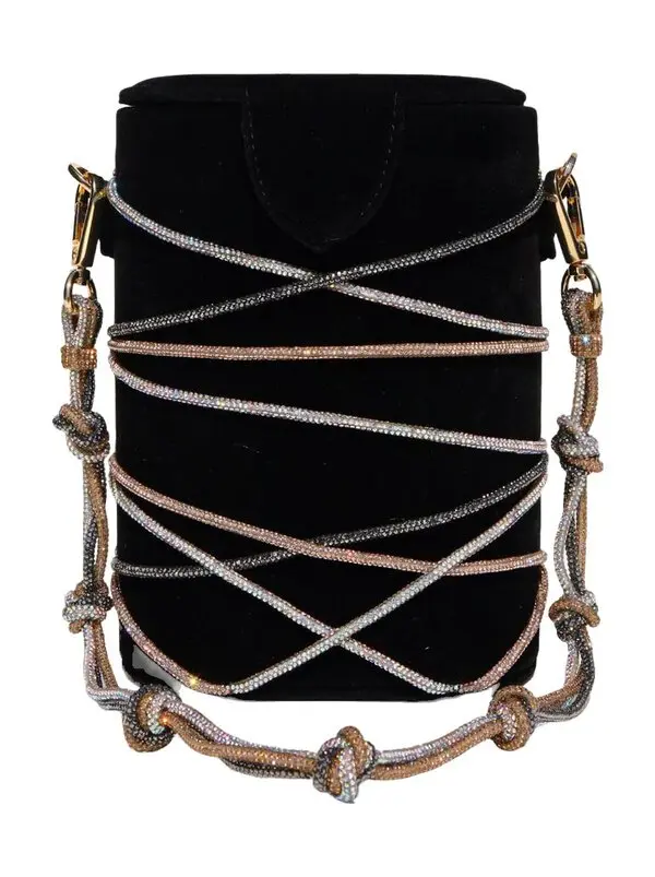SIMITRI Knotty Bucket Bag - Black