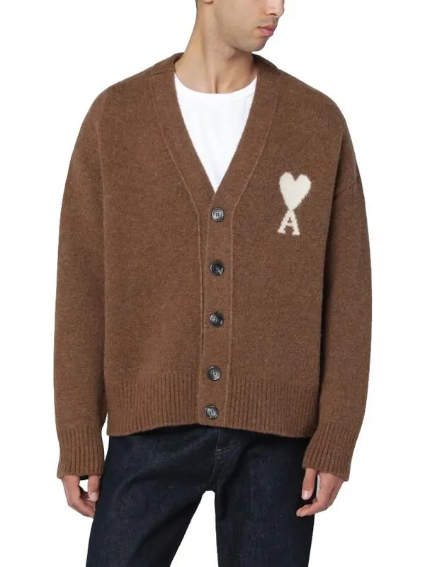 Ami De Coeur Cardigan - Brown