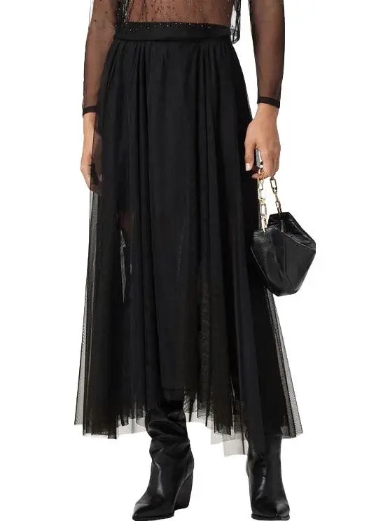 ALLSAINTS Ally Tulle Skirt - Black