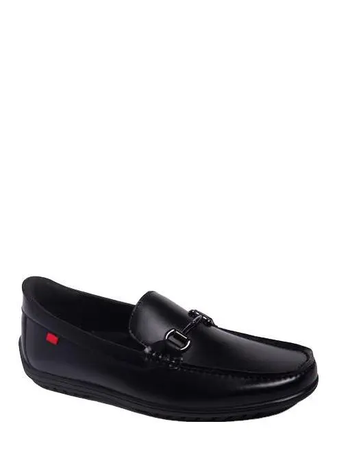 MARC JOSEPH NEW YORK Leather Buckle Loafer - Black Napa Leather