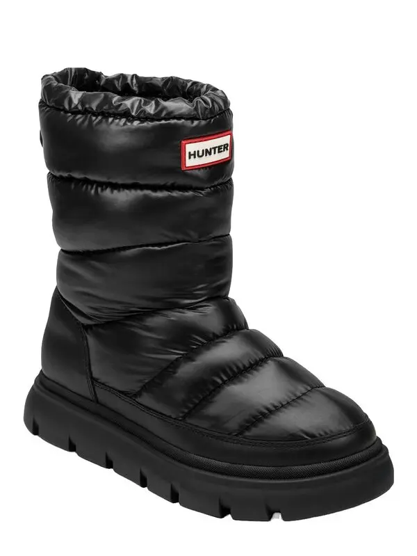 Hunter Maribels Waterproof Snow Boots - Black/black