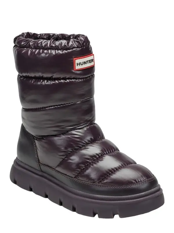Hunter Maribels Waterproof Snow Boots - Dark Purple 500