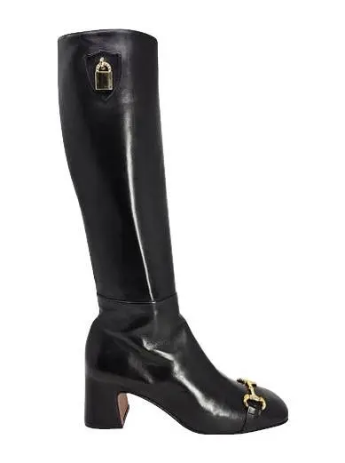 MADISON MAISON Tall Lock Boots - Black