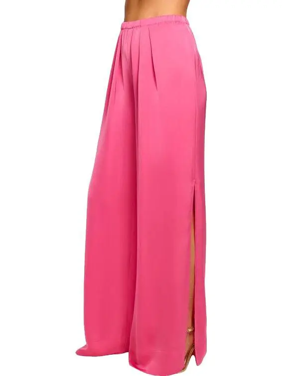 Ramy Brook Jolie Split Leg Pants - Pink Garnet