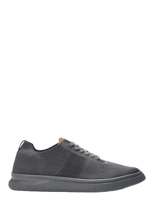 A. VEER Stride Knit Lace-up Sneakers - Grey Leather