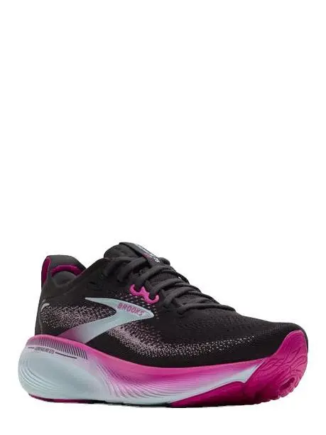 Brooks Adrenaline Gts 25 Running Shoe - Black/cyber Pink/iced Aqua