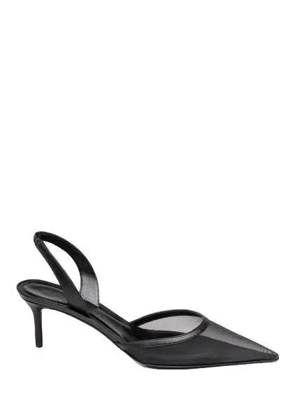 BRITT NETTA Esme Slingback 60 - Black Nappa