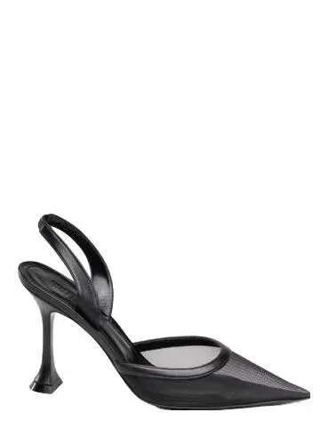 BRITT NETTA Esme 95 Slingback - Black Nappa