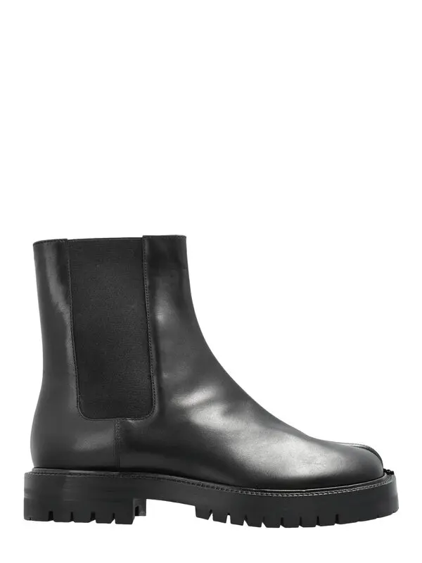 MAISON MARGIELA Chelsea Boots With Tabi Cut-out - Black