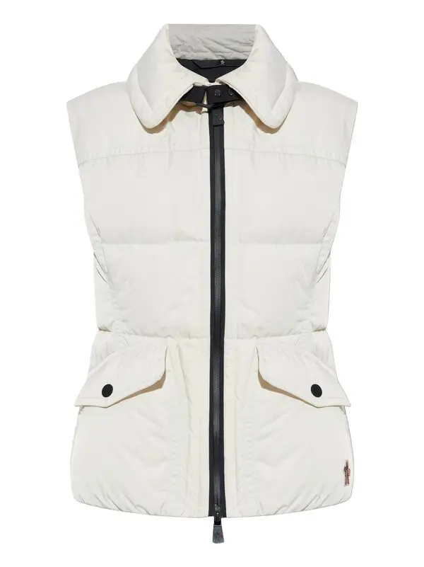 Moncler Performance & Style Ski Vest - Cream