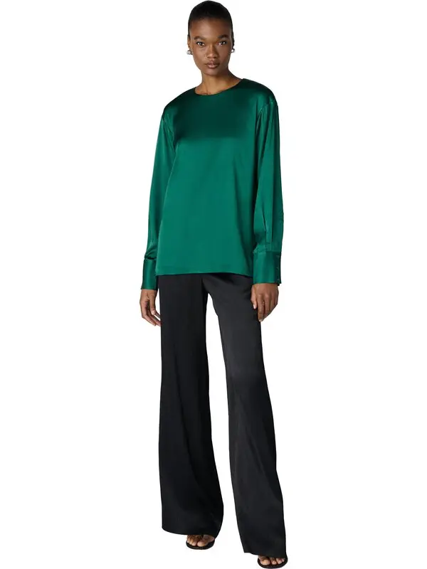Diane Von Furstenberg Estelle Top - Evergreen
