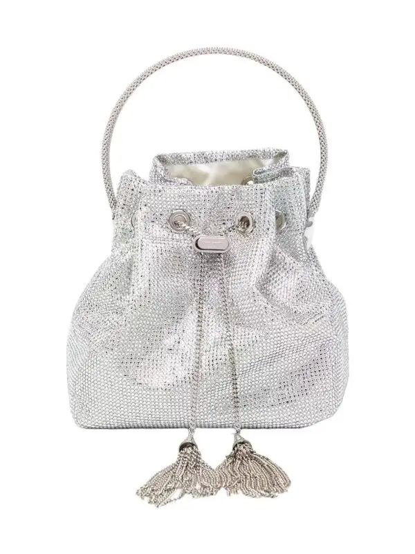 Rene Caovilla Mini Deva Tote - Silver