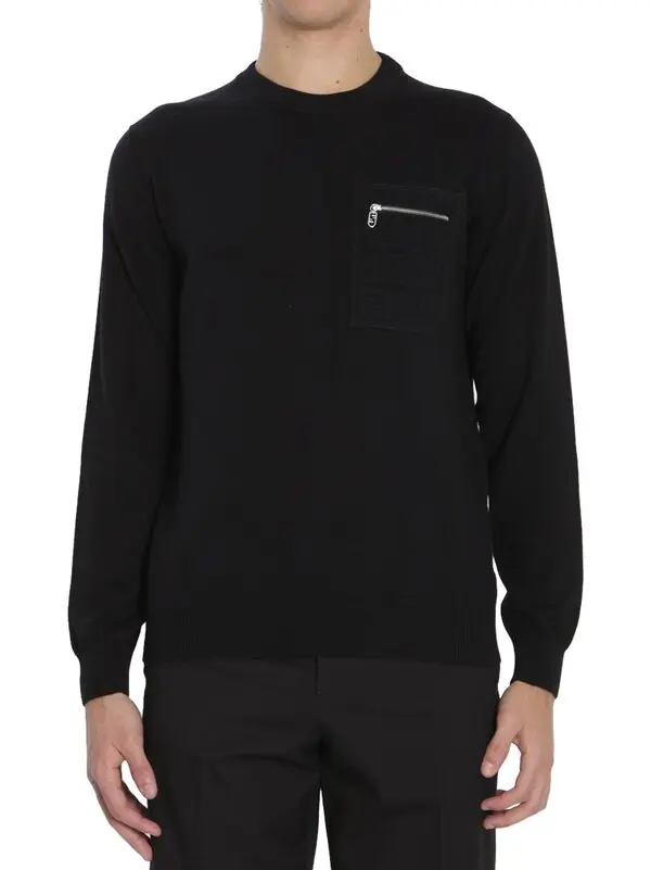 Fendi Wool Pullover - Black