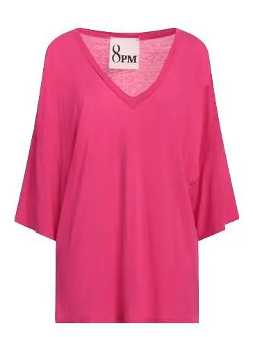 8PM Viscose Linen T-shirt - Pink