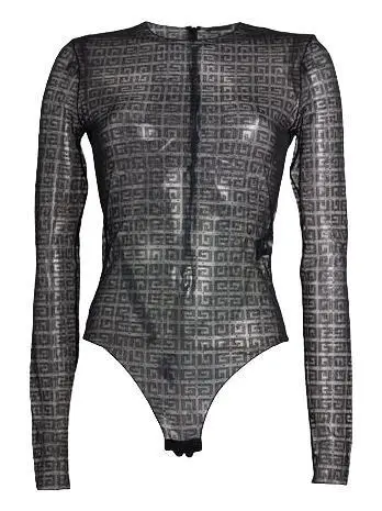 Givenchy Logo-print Bodysuit - Black