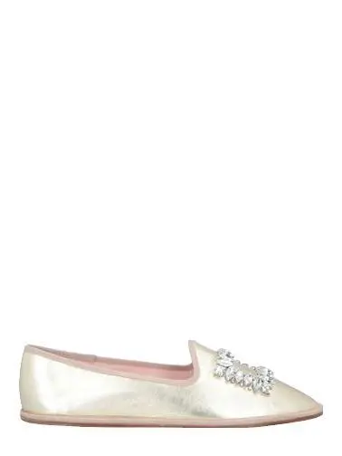 ROGER VIVIER Loafers With Appliqués - Gold