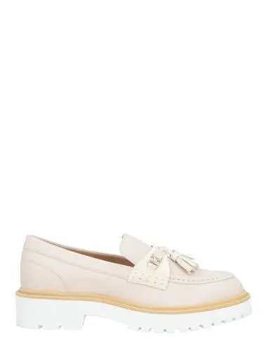 Hogan Ivory Leather Loafers - White