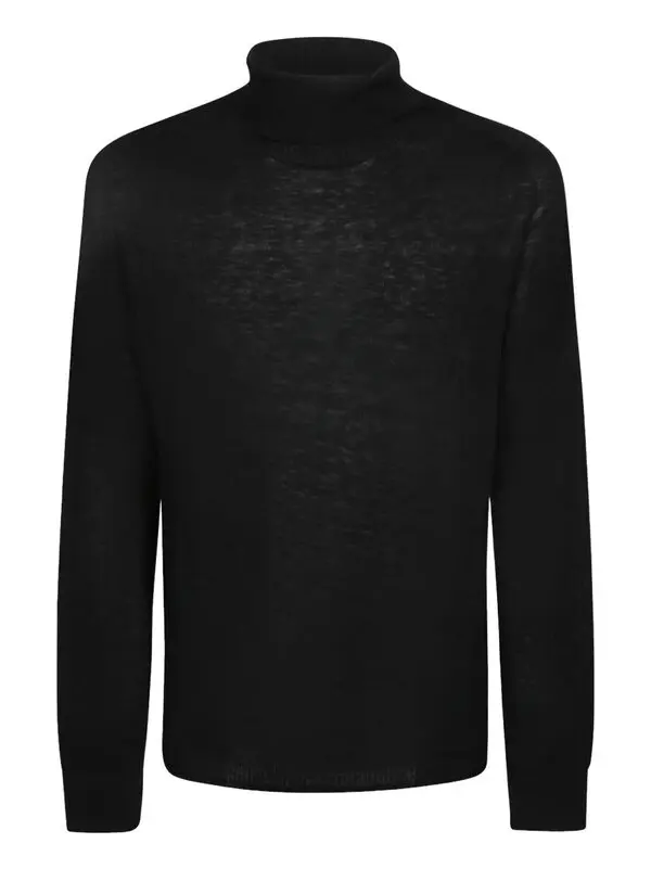 120% Lino Knitwear - Black