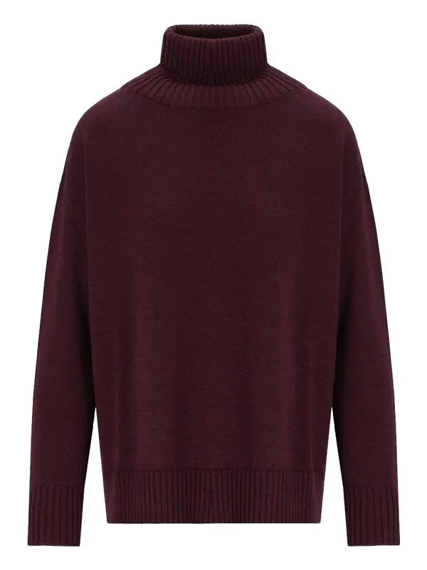 MM MAX MARA Mino Turtleneck Sweater - Red