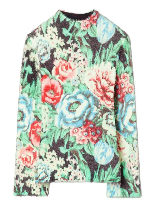 Tory Burch Printed Sweater - Multi Floral