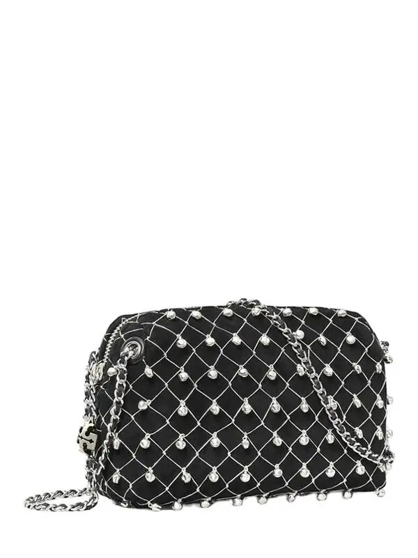 Tory Burch Fleming Soft Bell Crossbody Bag - Black