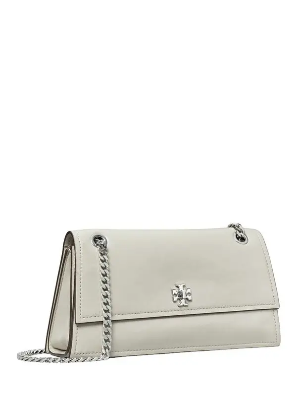 Tory Burch Mini Kira Turnlock Shoulder Bag - Dove Gray