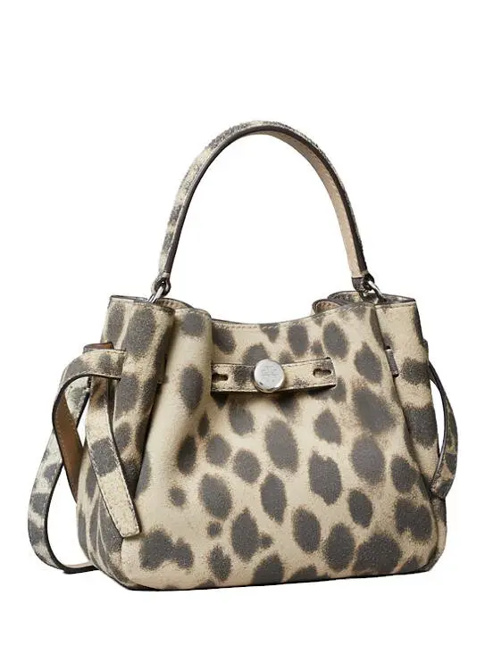 Tory Burch Mini Romy Bucket Bag - Cheetah