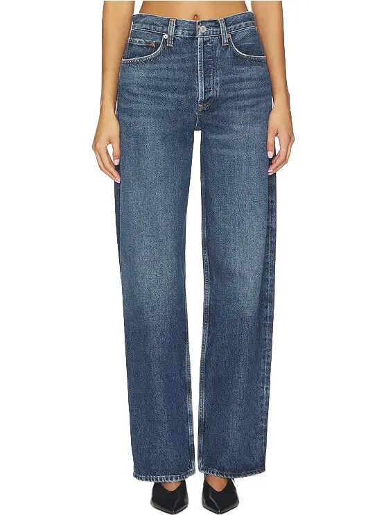 AGOLDE Arc Loose Wide Jeans - Blue