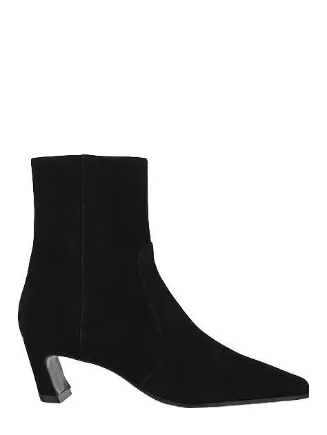 STUART WEITZMAN Stassi Zip Bootie 50 - Black