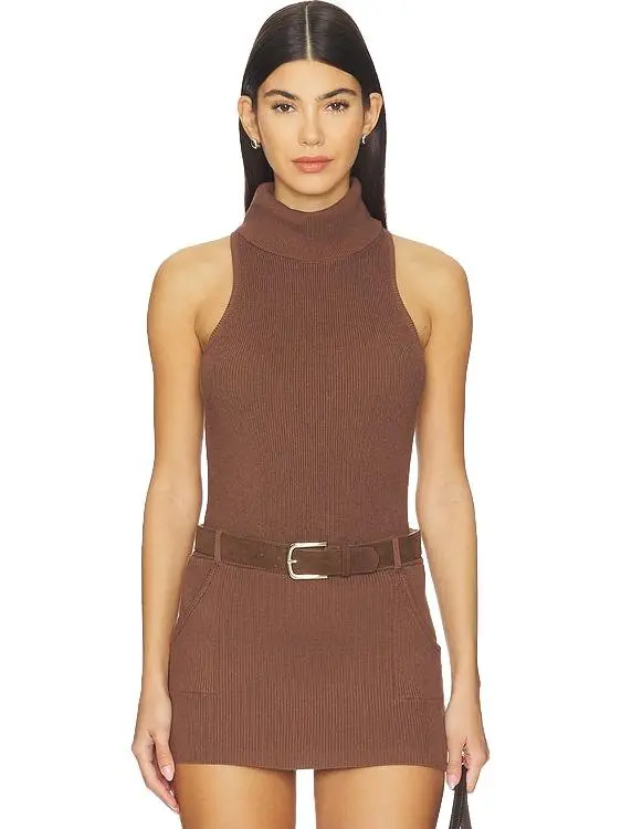 SOVERE / Elsa Knit Top - Mocha