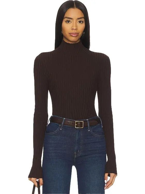 LOVERS AND FRIENDS Magnolia Turtleneck - Chocolate
